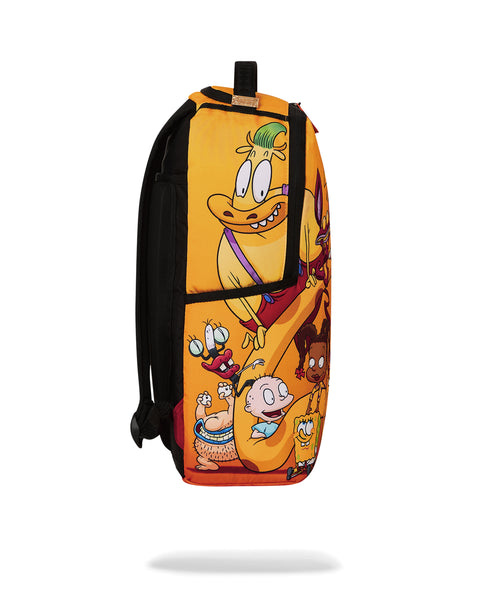 Zaino Sprayground 90s NICK CAT DOG SHARK MOUTH DLXSR BACKPACK Arancione