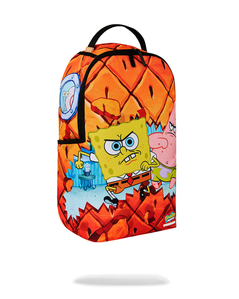 Backpack Sprayground SPONGEBOB AND PATRICK ON THE RUN DLXSR BACKPACK Orange