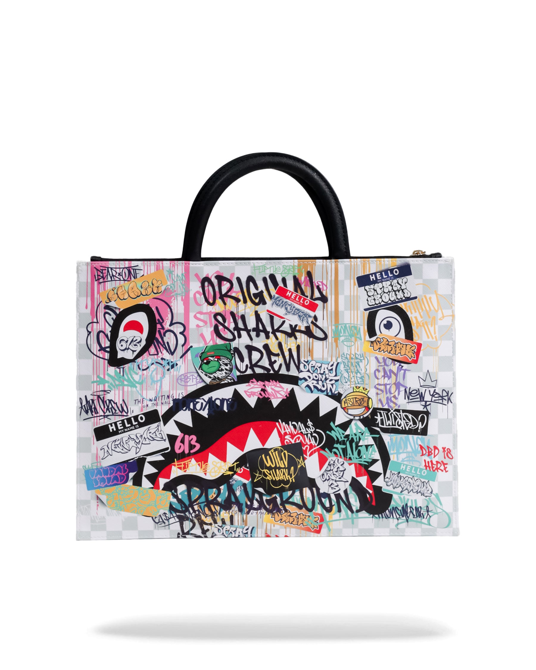 Sprayground SIP THE RIZZ CREAM LAPTOP TABLET BAG