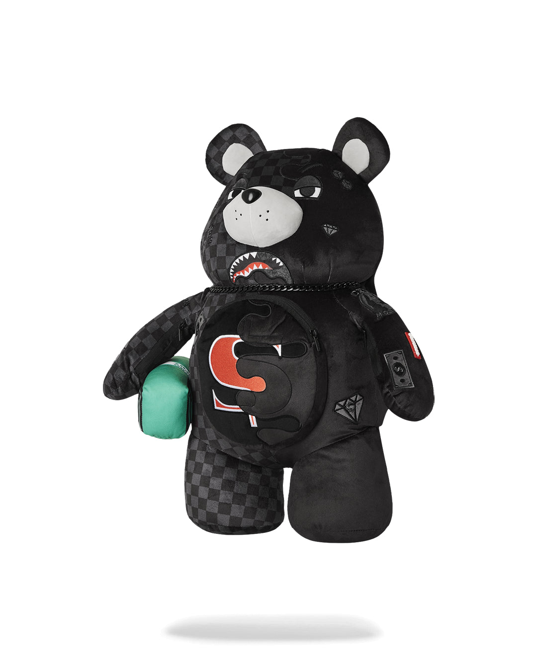 Sprayground UNFINISHED SHARK TEDDY BEAR