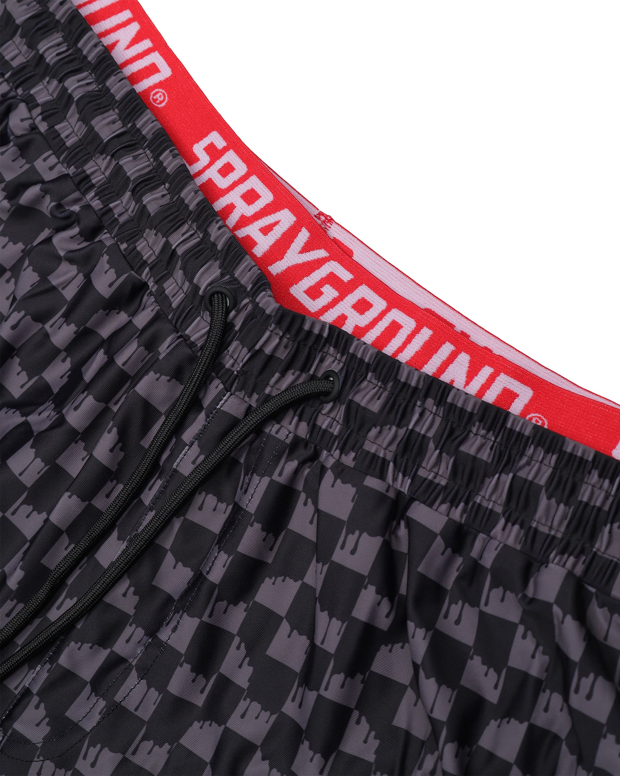 Sprayground DRIP CHECKERED SWIM TRUNKS