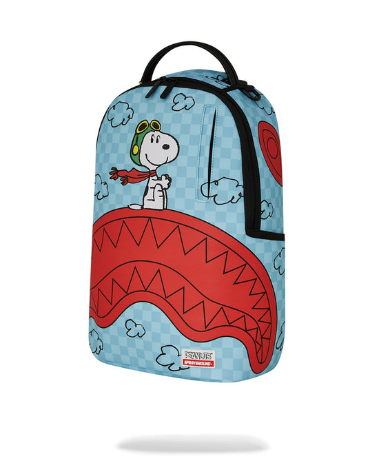 Sprayground SNOOPY PILOT SHARK DLXSV BACKPACK