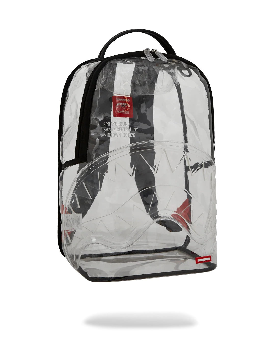 Sprayground SHARK CENTRAL CLEAR DLX BACKPACK