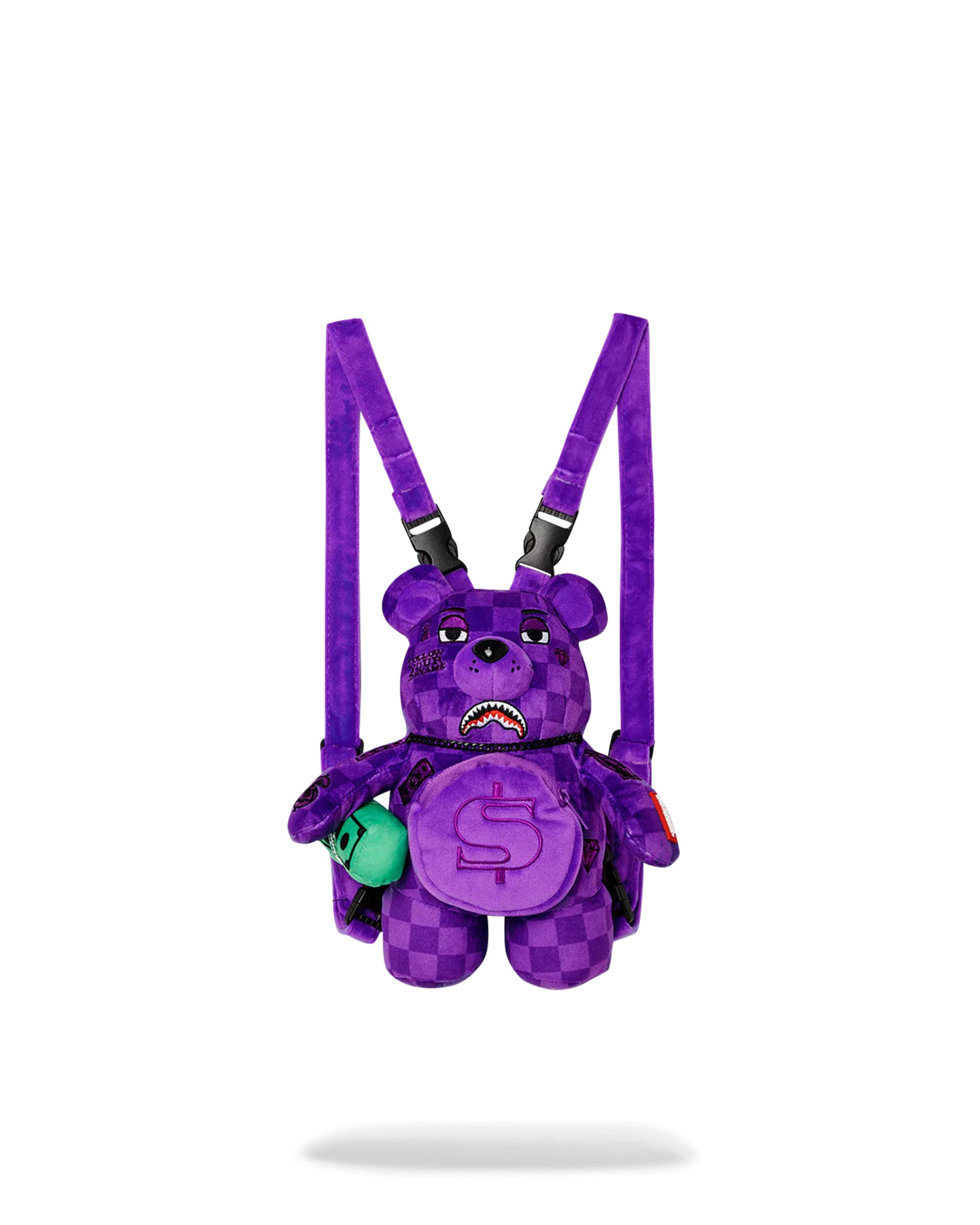 Sprayground PURPLE SHARK SHARKS IN PARIS MINI BEAR CUB