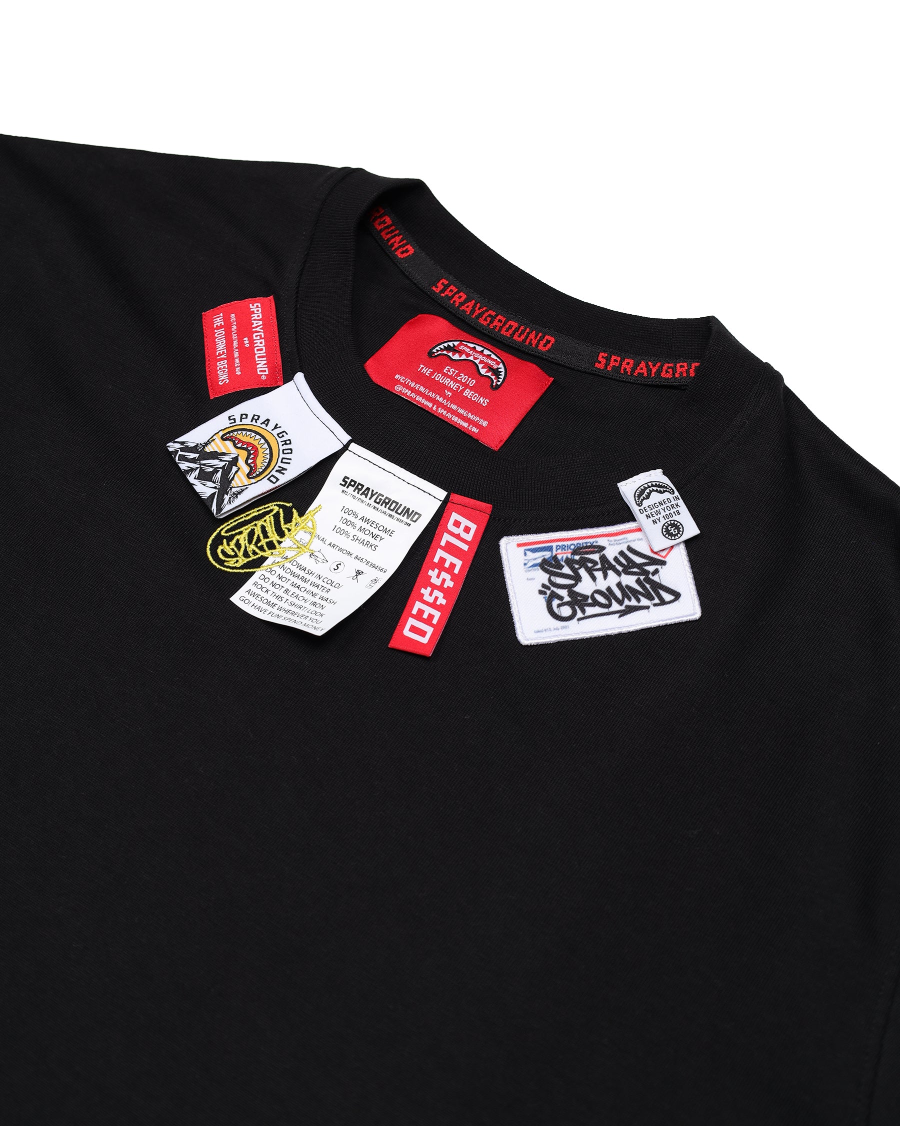 Sprayground SPRAYGROUND LABEL REGULAR T-SHIRT