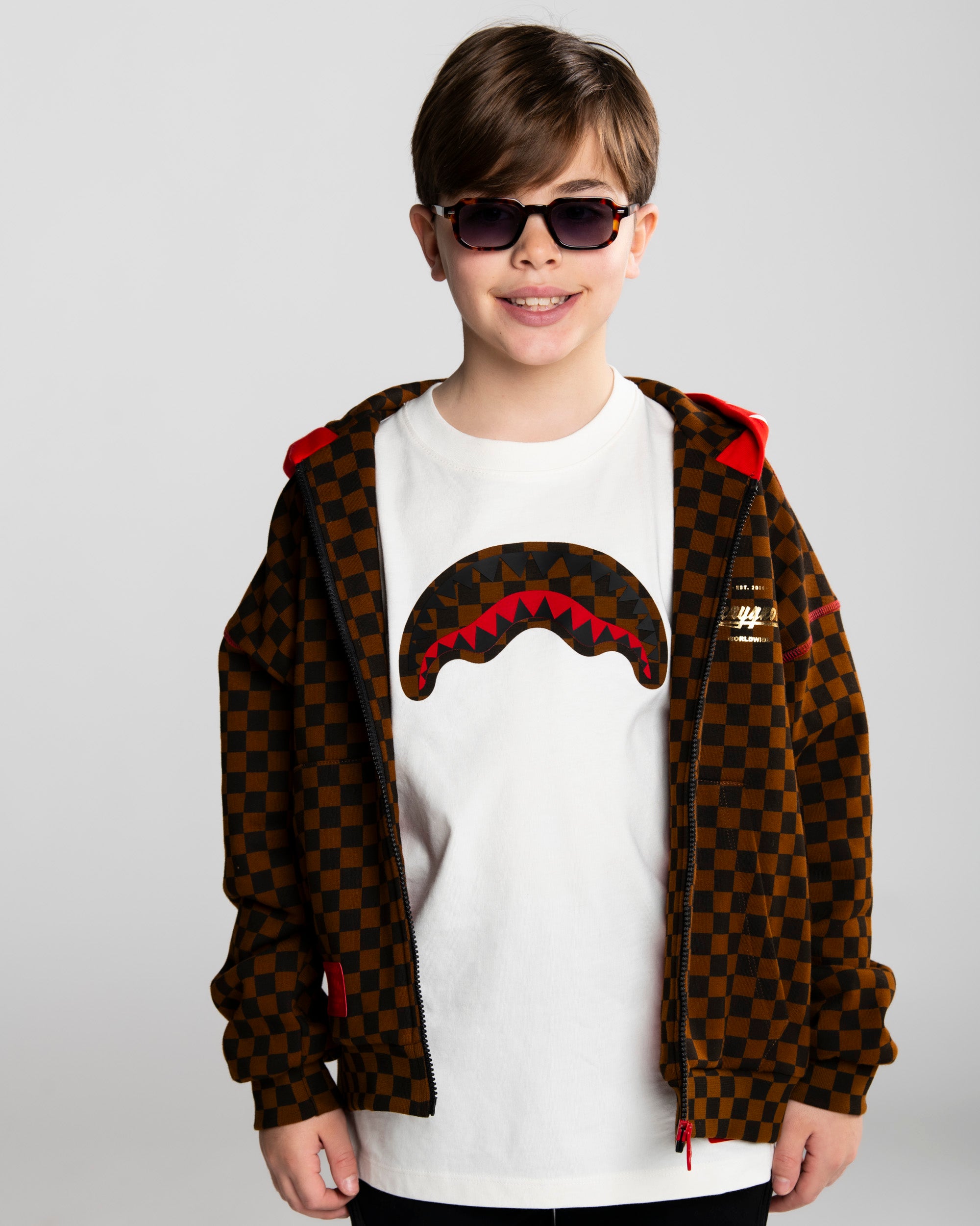 Sprayground TAKEOVER THE THRONE CHECKE FULL-ZIP