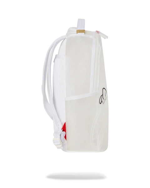Sac à dos Sprayground CASPER FROSTED BAG DESIGN BACKPACK Blanc
