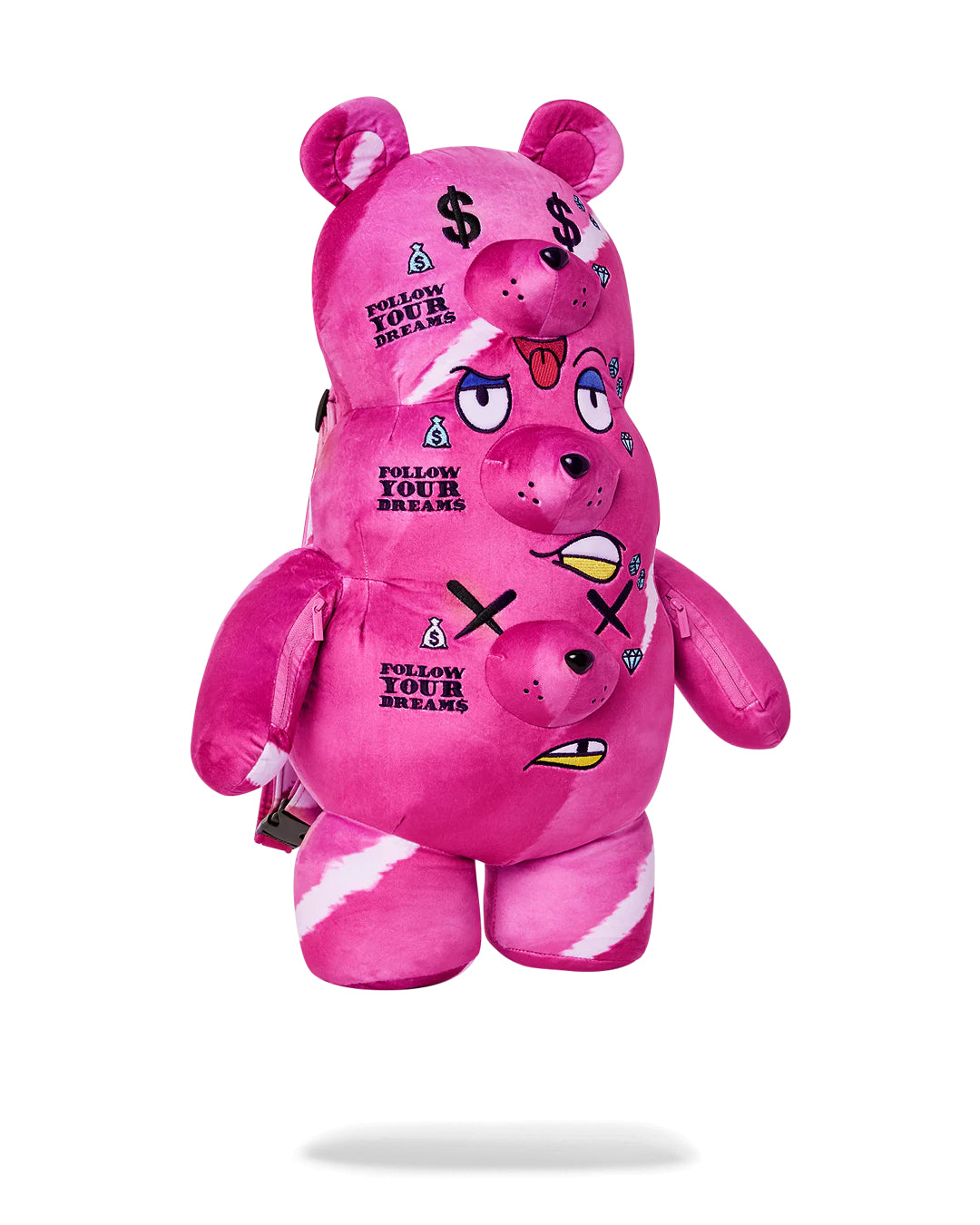 Backpack Sprayground 3 Headed Bear Backpack Teddy Bear