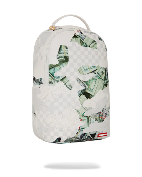 Mochila Sprayground MONEY 3AM DLXSVF BACKPACK Blanco