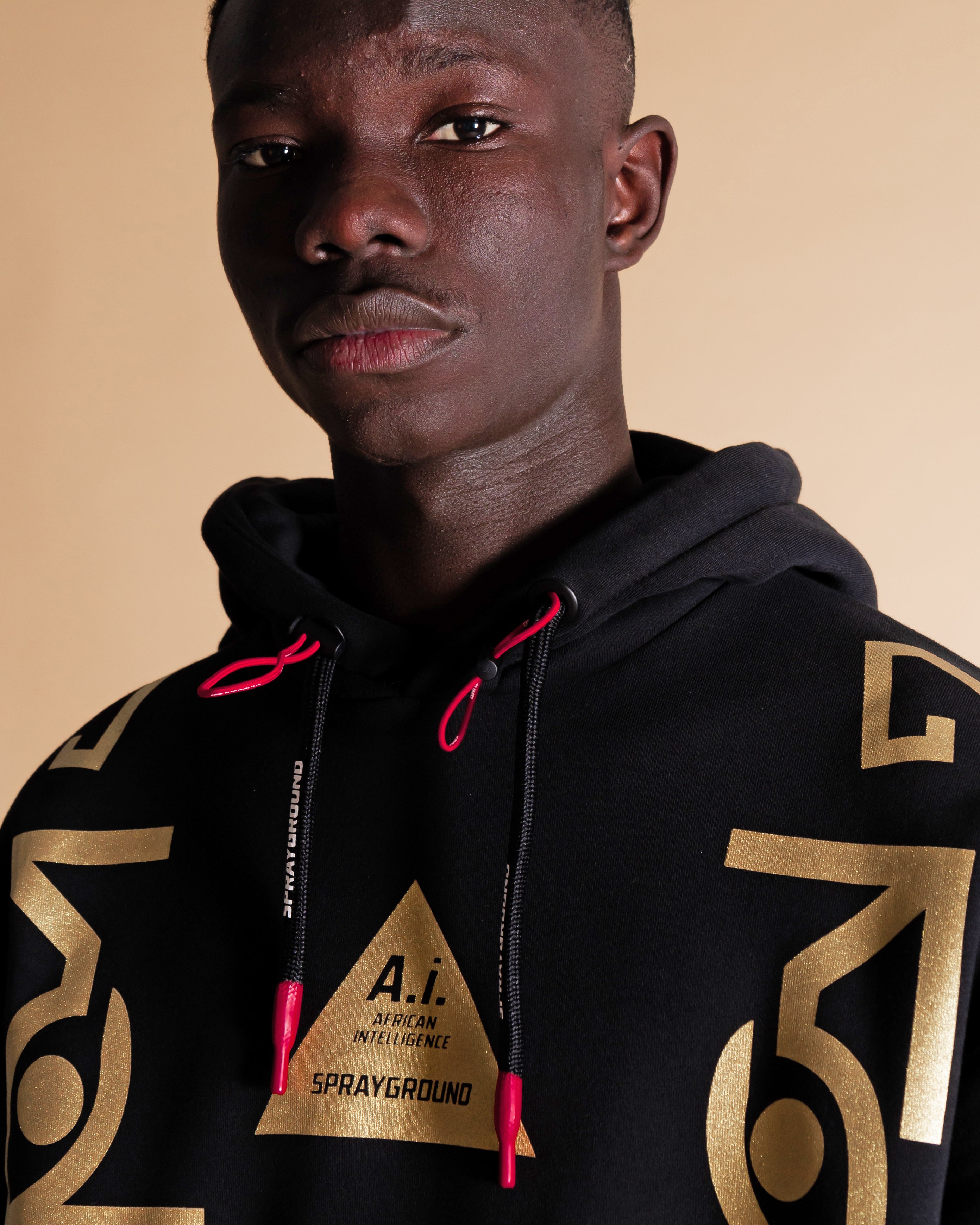 Hoodie Sprayground Golden A.i