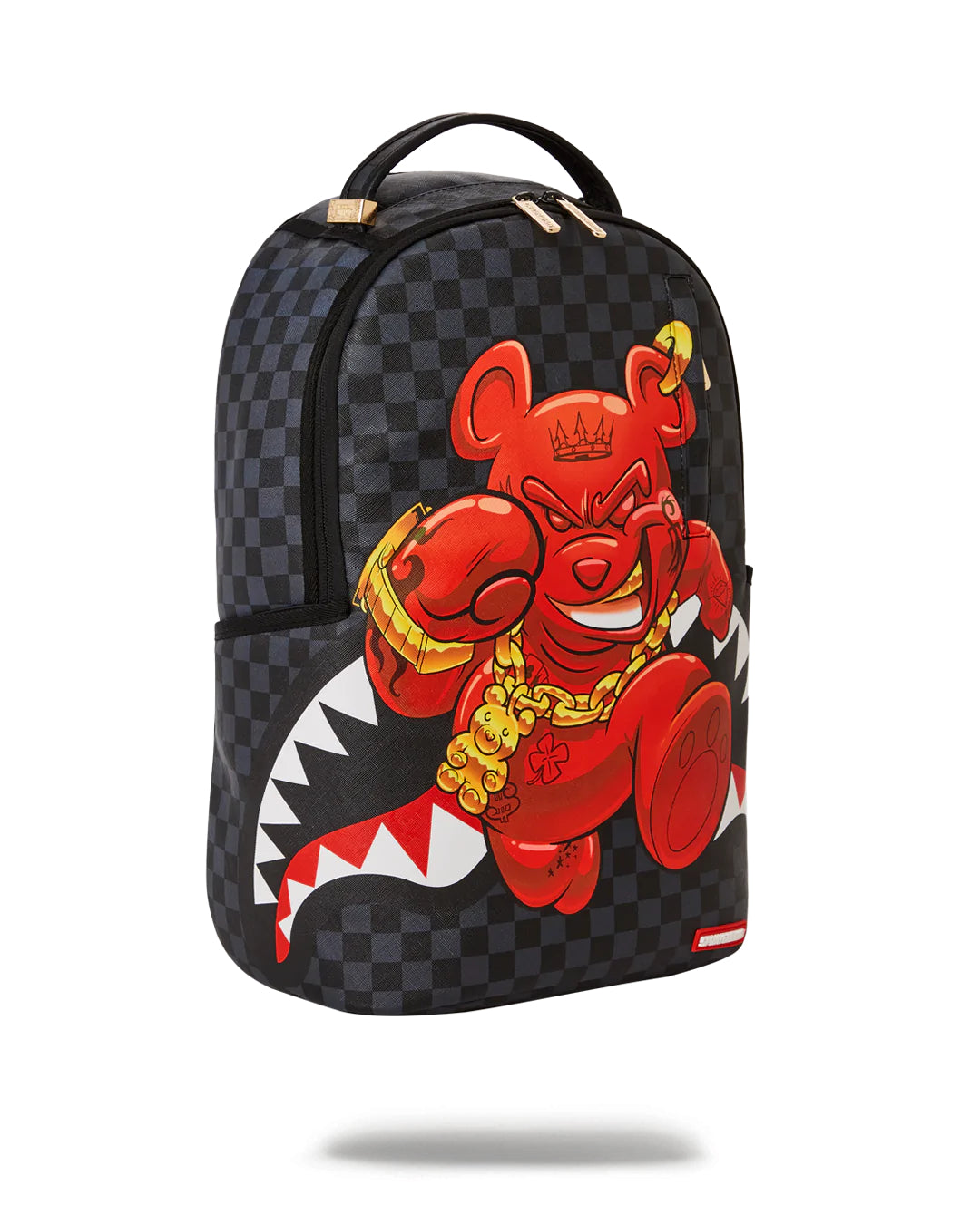 Zaino Sprayground Diablo Bear Otr Grey Checker Dlxr Backpack