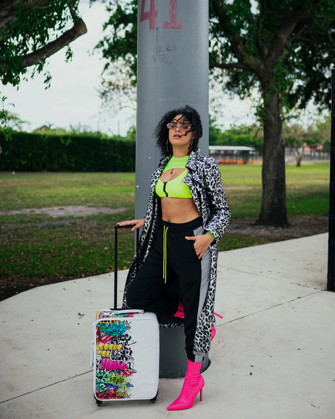 Maleta Sprayground Half Graff Luggage