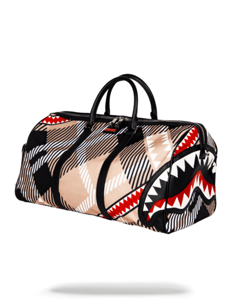 Bag Sprayground SHARKS IN LONDON DUFFLE Beige